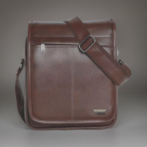 PROVOGUE Brown Sling Bag Men Sling Bag extra large side bag for men ...