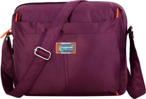 Woons Purple Sling Bag Cross body Men’s Sling Messenger Bag for Travel ...