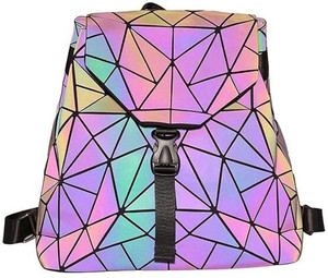 PIXNA Multicolor Sling Bag Luminous Holographic Color Changes Flash ...