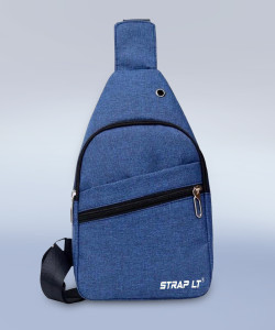 Straplt Blue Sling Bag Crossbody Shoulder Backpack Chest Sling Bag ...