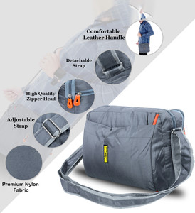 Woons Grey Sling Bag Cross body Men’s Sling Messenger Bag for Travel ...