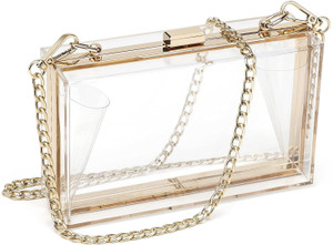 Gnexin Clear Clutch Women Cute Transparent Clear See Through Box Clutch ...
