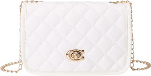 santorini White Sling Bag ZPM 26 BLACK BLACK - Price in India ...