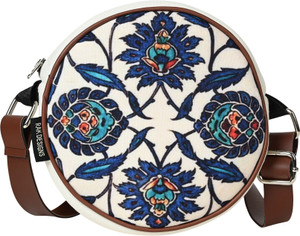 Rak Designs White Sling Bag Round Sling Bag White - Price in India ...