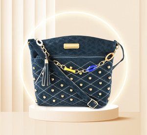 bellira Blue Sling Bag ladies sing bag BLUE - Price in India | Flipkart.com