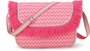Anekaant Pink Sling Bag Geomat Pink - Price in India | Flipkart.com