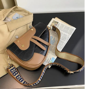 LIZIQI Brown Sling Bag sling bags for women unique shape brown - Price ...