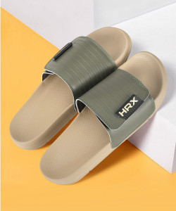HRX by Hrithik Roshan Men Dynamic Slides Slides - Buy HRX by Hrithik ...