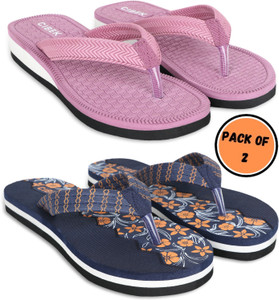 CIBEK Women Comfortable Stylish and Trending Colorful printed Slippers ...