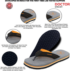 DOCTOR EXTRA SOFT Men Mens Stylish Ortho Care Slipper Orthopedic ...