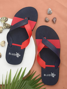 Blue Pop Men Flip Flops - Buy Blue Pop Men Flip Flops Online at Best ...