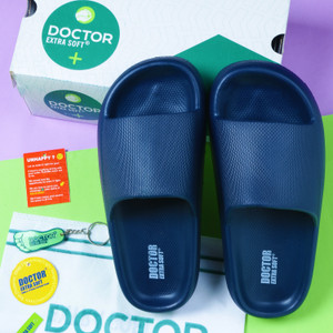 DOCTOR EXTRA SOFT Men Men's Classic Ultra Soft Sliders/Slippers with ...