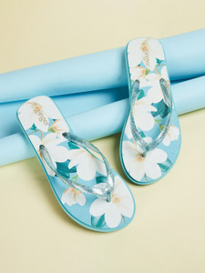 Ginger by Lifestyle Women Printed Flip Flop Slides - Buy Ginger by ...