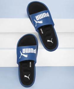 PUMA Men PUMA Men Royalcat Memory Foam Slides (Blue , 9) Slides - Buy ...