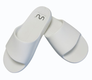 Doubleu Women Men Milano Slide WHITE Slider Slides - Buy Doubleu Women ...
