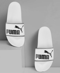 PUMA Men Leadcat Slides - Buy Puma White-Puma Black Color PUMA Men ...