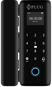 iPlug Smart Glass Door Lock i-06/| 6-Way Unlocking | WiFi Mobile App ...