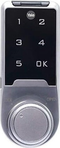 Yale Pincode Digital for Wardrobes/Cabinets - Silver, Metallic Finish ...