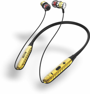 NEUTON Mario Bluetooth Nackband 30Hrs Playtime, Earphones with mic ...