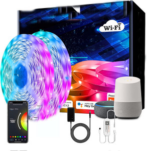 Gesto 5 Meter Smart Led Strip|Music Sync With Alexa And Google|App ...