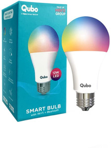 Qubo 12WE27 by HERO GROUP LED WiFi BT 16 Million Colors Voice Alexa OK ...