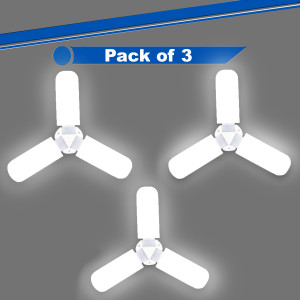 Daily Needs Shop Foldable 3 Fan Blade LED Light Bulb with Super ...