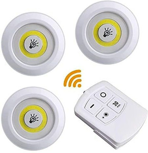 AANTAR LED Light Set(3 units) with Wireless Remote Control-Multi ...