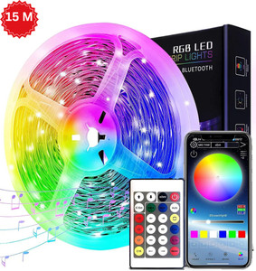 amg digital 15 Meter Smart Led Strip Light App Control Music Sync RGB ...