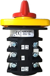 Salzer (L&T) 61211 25A 3 Pole Reverse Forward Cam Operated Rotary ...