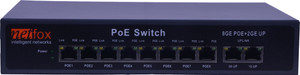 netfox 10 Port POE Switch (8 GIGA POE +2 GIGA Uplink POE) 96W 8 Ports ...