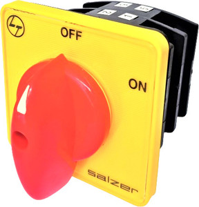 Salzer (L&T) 61003 63A 3 Pole ON-OFF S63 63A Cam Operated Rotary Switch ...