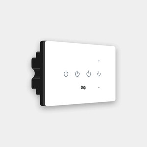 iotics Smart Touch Switch for 3 Light & Dimmer, Remote, Mobile App ...