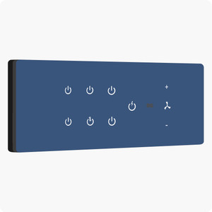 iotics Smart Touch Switch for 7 Lights & 1 Fan, Remote, Mobile App ...