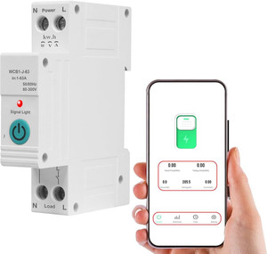 Auslese 1P 63A WiFi Smart Circuit Breaker, Remote Voice Control ...