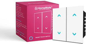 HomeMate Wi-Fi Smart Switch Touch Panel (Pack of 1) | Curtain/Blind ...