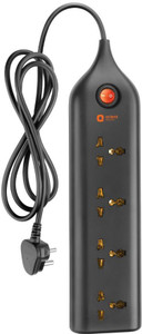 Orient Electric 4 Way Extension Board - Black NP 2 Mtr. Smart Switch ...