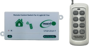 Imagine Technologies RF Remote Control Switch for 4 Light 1 Fan ...