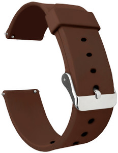 ACM Watch Strap Silicone for Boat Storm Call Smartwatch Belt Brown ...