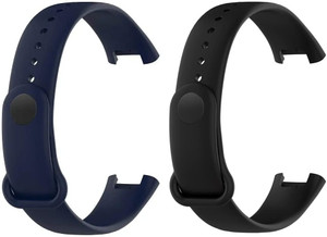 AIFEI PACK OF 2 Soft Silicone Classic Strap Bands for Redmi Smart Band ...