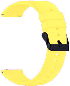 Melfo Black Clip Rubber Strap Compatible with Noise NoiseFit Evolve 4 ...