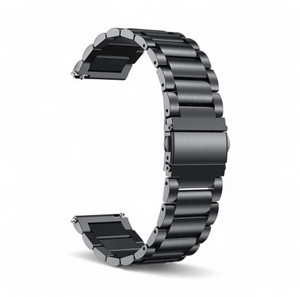LORENZ 22 MM Black Stainless Steel Chain Smart Watch Strap Price in ...
