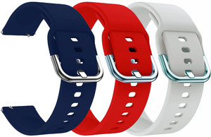 AOnes Pack of 3 Silicone Belt Watch Strap with Metal Buckle for Fire ...