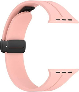 TECHNUV New (2024 ) Soft Silicone Magnetic Closure Strap for iWatch ...