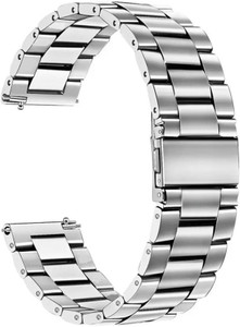 Veemak 22MM Stainless Steel Metal Chain Smartwatch Strap Smart Watch ...