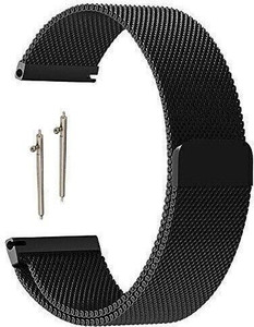 BLACK LOVIES 20 mm Stainless Steel Magnetic strap, metal belt. Smart ...