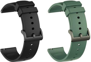 Cheetah 22MM Pack of 2 Smart Watch Belt with Black Buckle for Noise ...