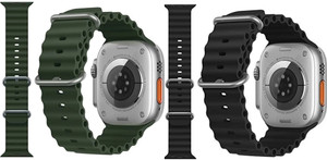 HRYFiNE 42/44/45/49MM Smooth Soft Silicon sport Belt for Series Ultra/8 ...