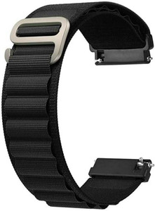 lioto Alpine loop strap for 20mm smart watch (Black) Smart Watch Strap ...