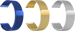 ACM Pack of 3 Watch Strap Magnetic for Boat Flash Rtl (Blue/Gold/Silver ...