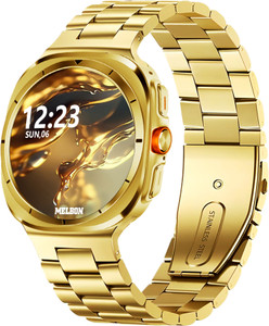 Melbon Xtra Strom Round Smartwatch with BT Calling, Fitness Tracking ...